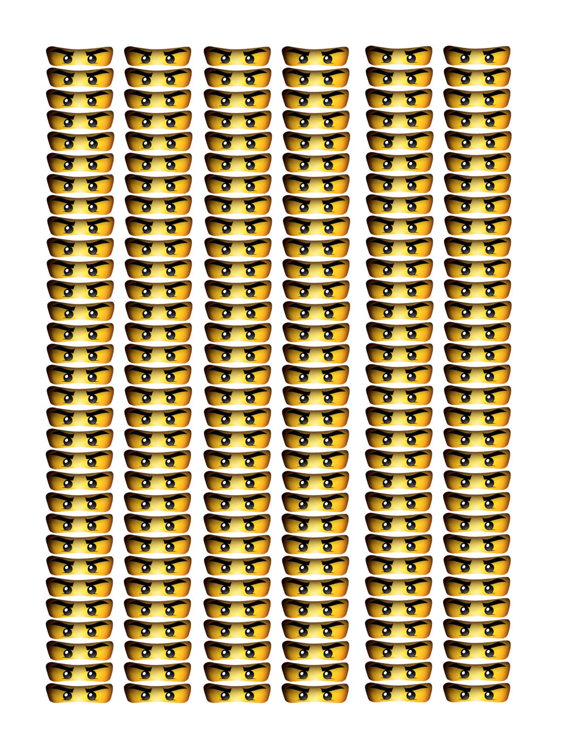 White Ninja Eyes: INSTANT DOWNLOAD high Resolution - Etsy