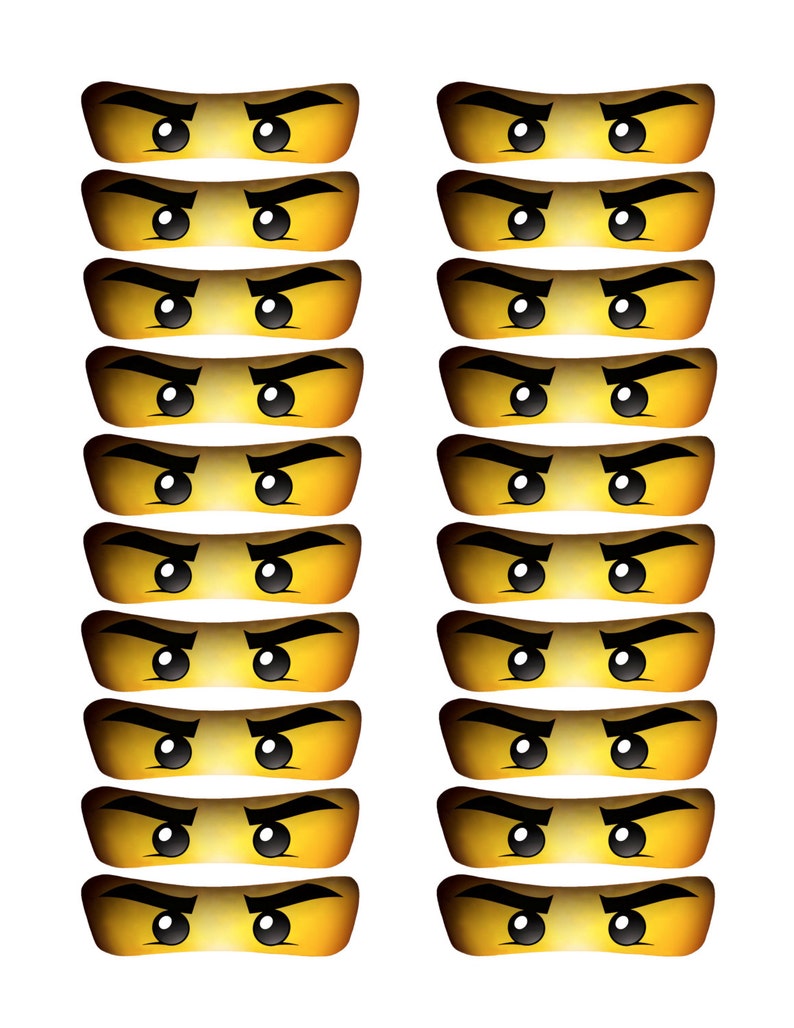 White Ninja Eyes: INSTANT DOWNLOAD high Resolution - Etsy