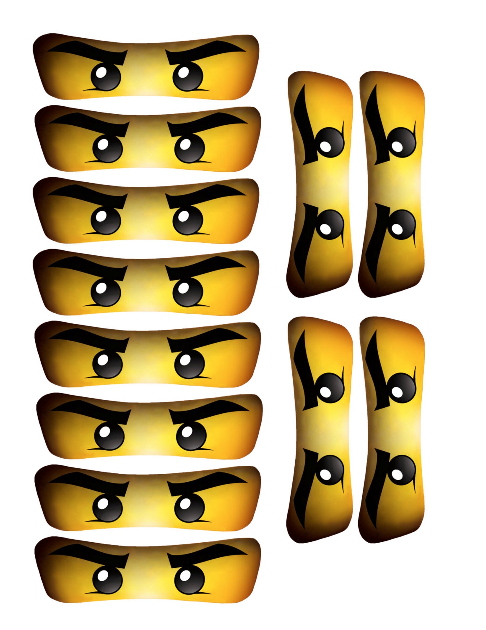 White Ninja Eyes: INSTANT DOWNLOAD high Resolution - Etsy
