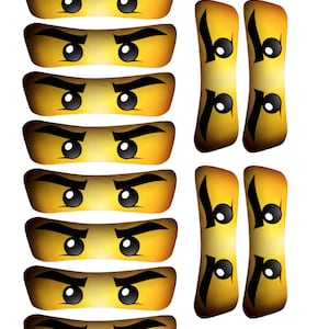 White Ninja Eyes: INSTANT DOWNLOAD high Resolution - Etsy