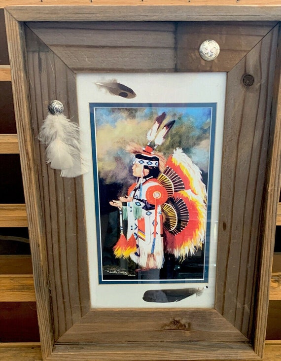 Judith Durr the Fledgling Barnwood Frame 13 X 19.5 Signed | Etsy