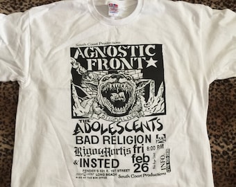 Agnostic Front Shirt - Etsy