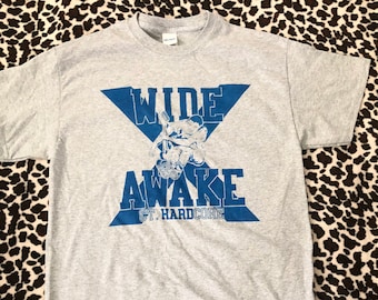 Wide Awake Logo Heather Gray Tee - Etsy