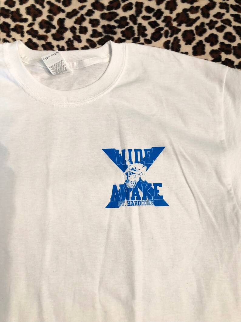 Wide Awake Logo Double Sided Print Tee - Etsy