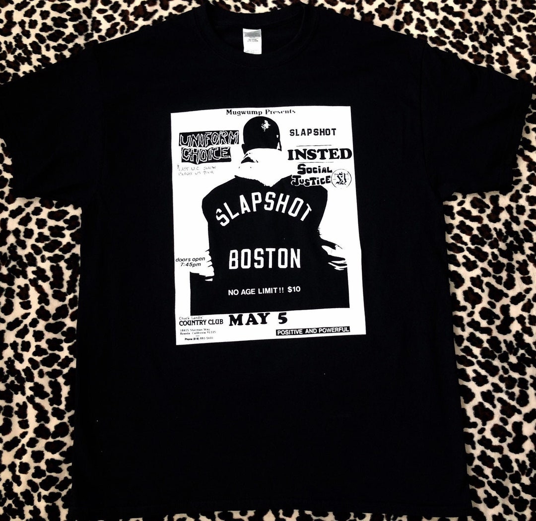 Slapshot,insted,uniform Choice Vintage Hardcore Flyer T-shirt - Etsy