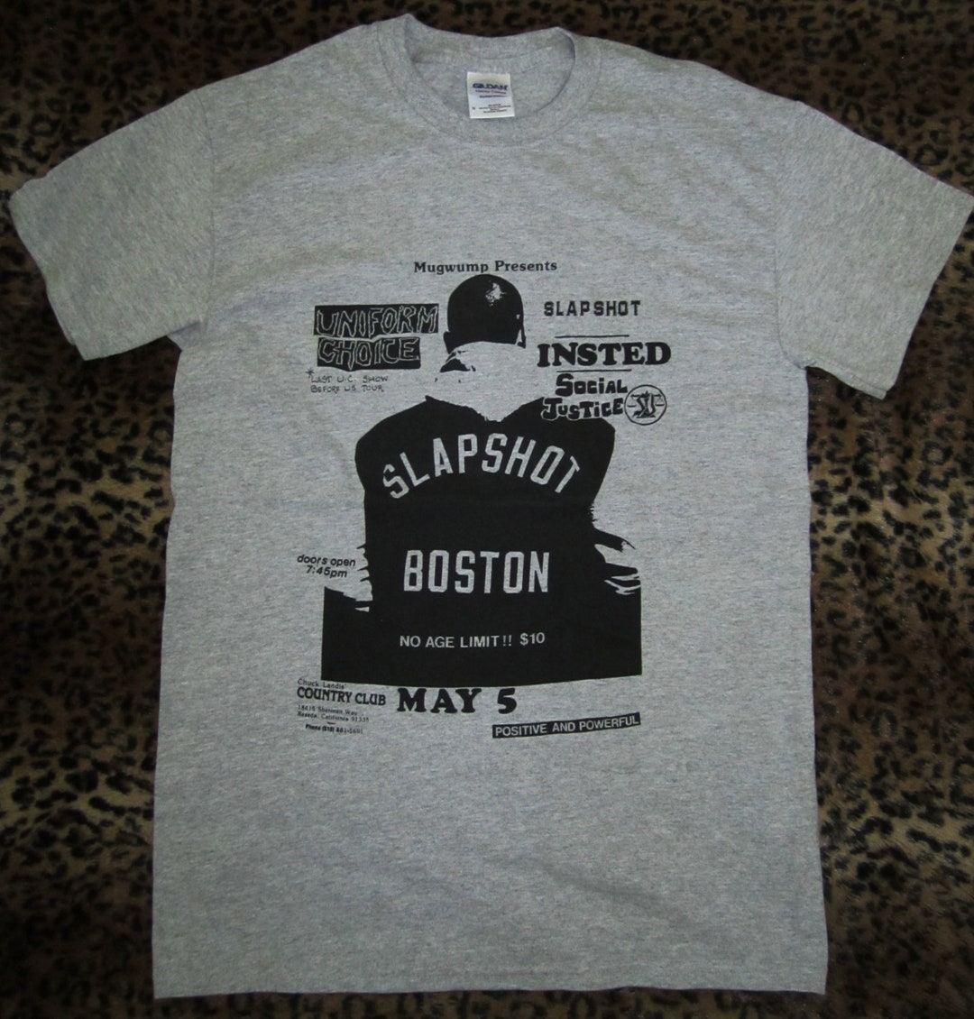 Slapshot,insted,uniform Choice Vintage Hardcore Flyer T-shirt - Etsy