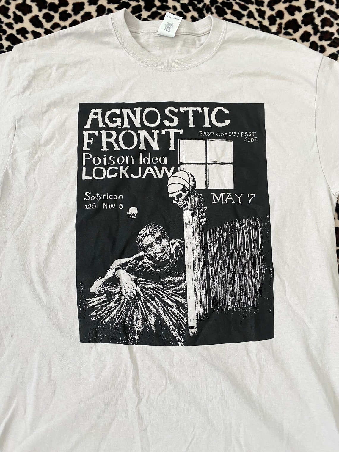 Agnostic Front/poison Idea Vintage Flyer Tee - Etsy