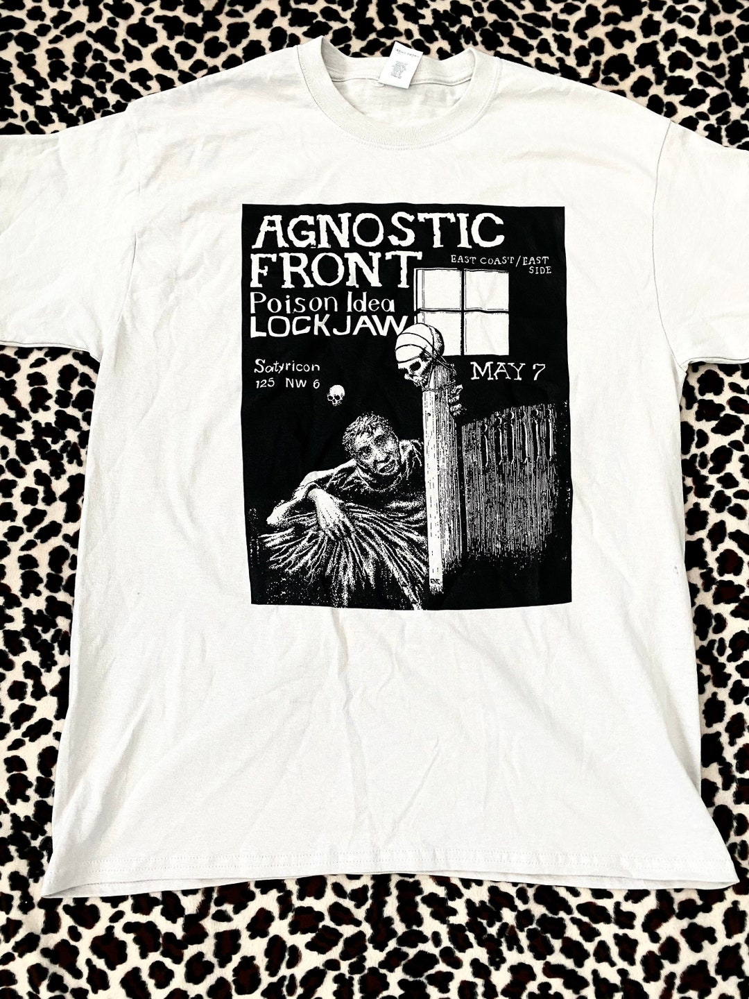 Agnostic Front/poison Idea Vintage Flyer Tee - Etsy