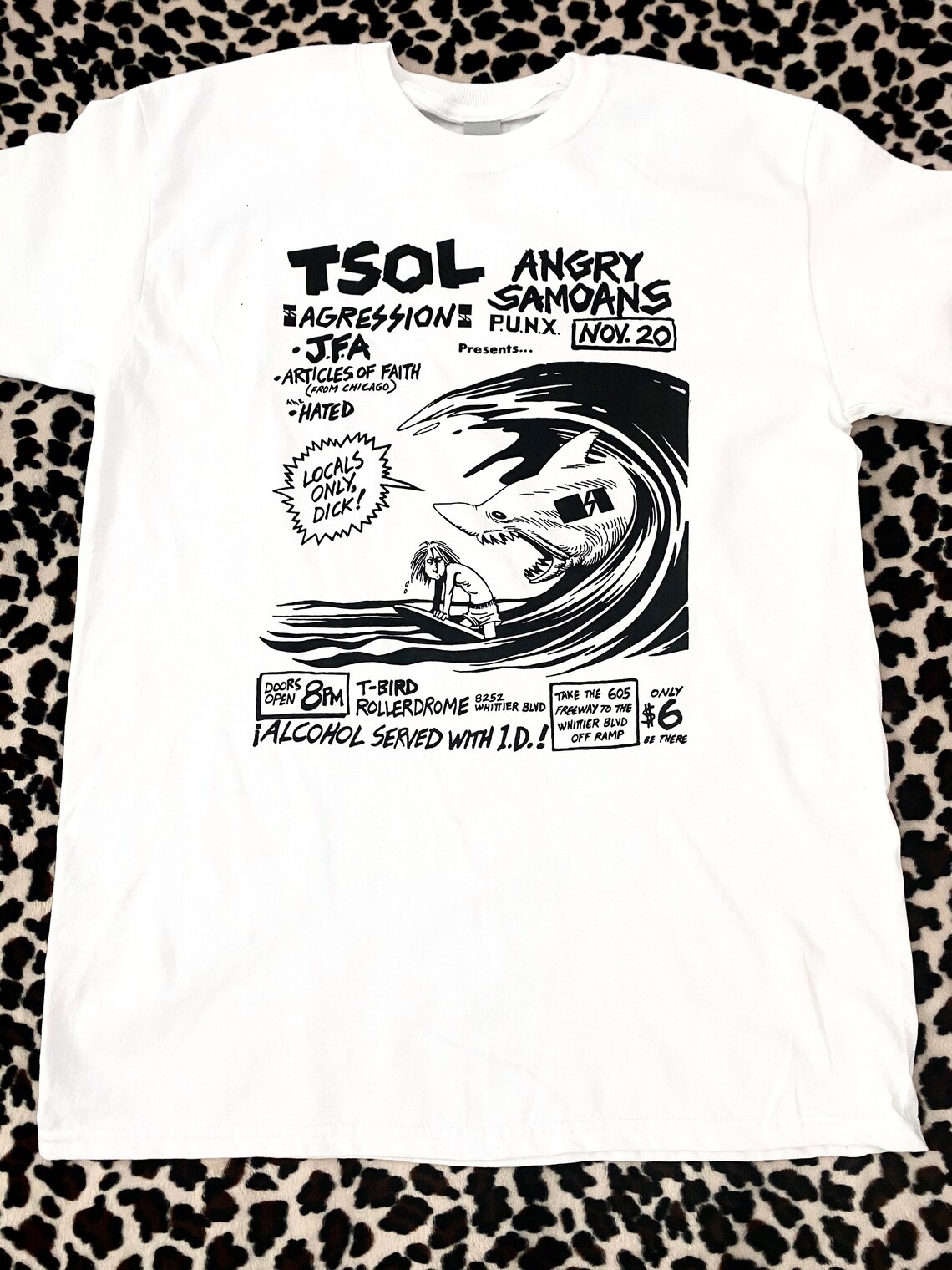 TSOL Vintage 1980's Punk Rock Flyer T-shirt | Etsy