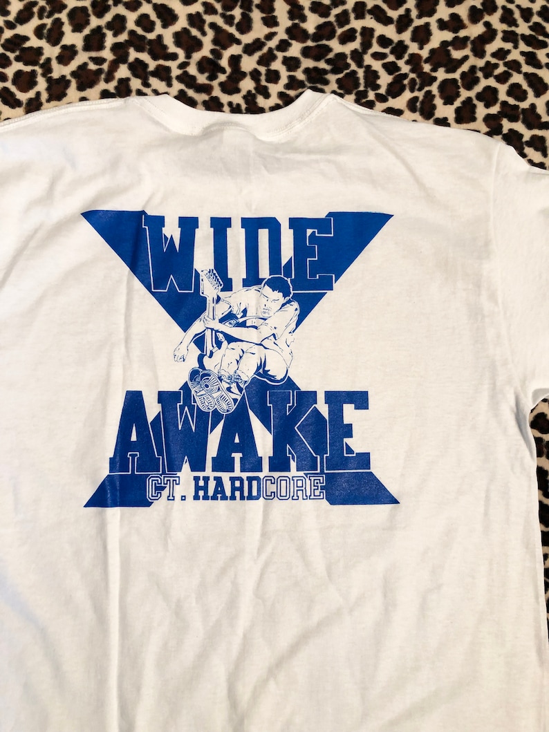 Wide Awake Logo Double Sided Print Tee - Etsy
