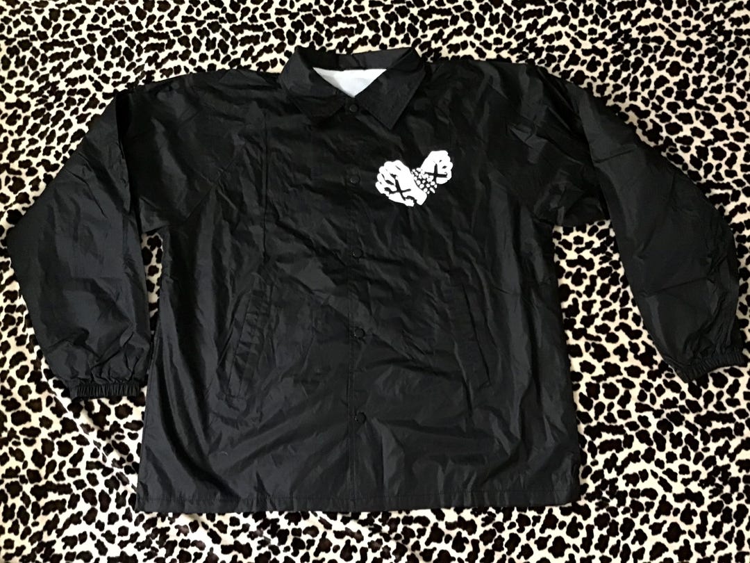 Straight Edge Fist Lined Button up Coaches Jacket - Etsy