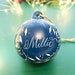 Hand Painted Personalised Name Baubles With Calligraphy and - Etsy UK