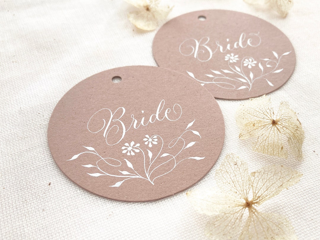 Circular Wedding Place Names With Calligraphy, Made in the UK From ...