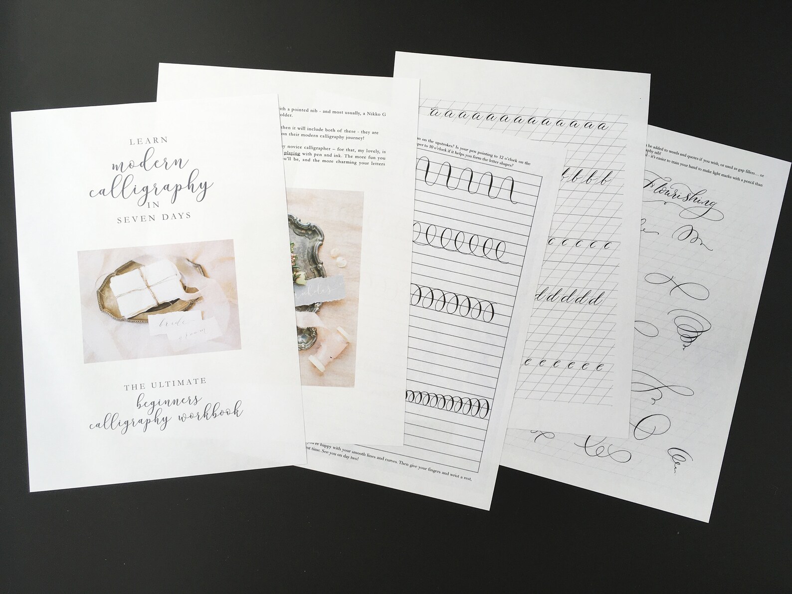 Letterbox Calligraphy Gift Set / Modern Calligraphy Set With 100 ...