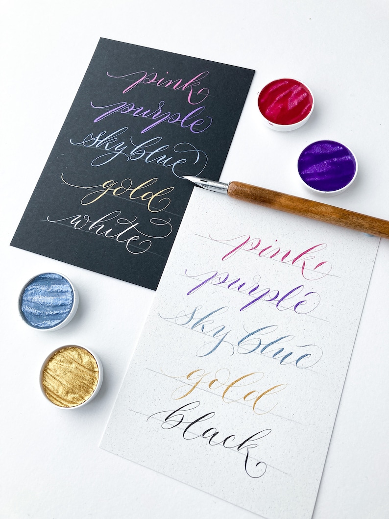 Personalised Calligraphy Card Handmade With Your Own Words - Etsy UK