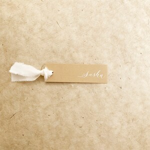 Pale Earthy Inspired Calligraphy Wedding Place Names - Etsy