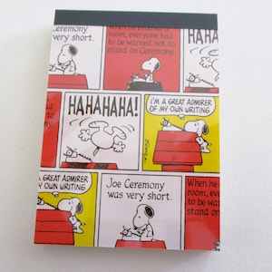 Peanuts Snoopy Small Notepads Writing Paper Journal Planner Notebook ...