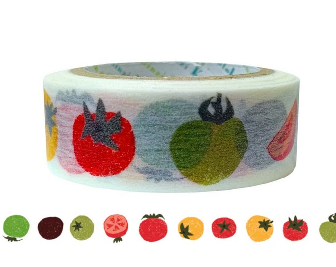 Healthy Tomato Tomatoes Fruit Vegetable Harvest Washi Tape Deco Masking ...
