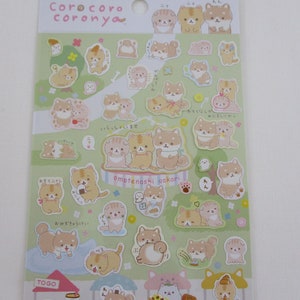 San-x Coro Coro Coronya Cat Kitty Feline Sticker Sheet Planner Journal ...