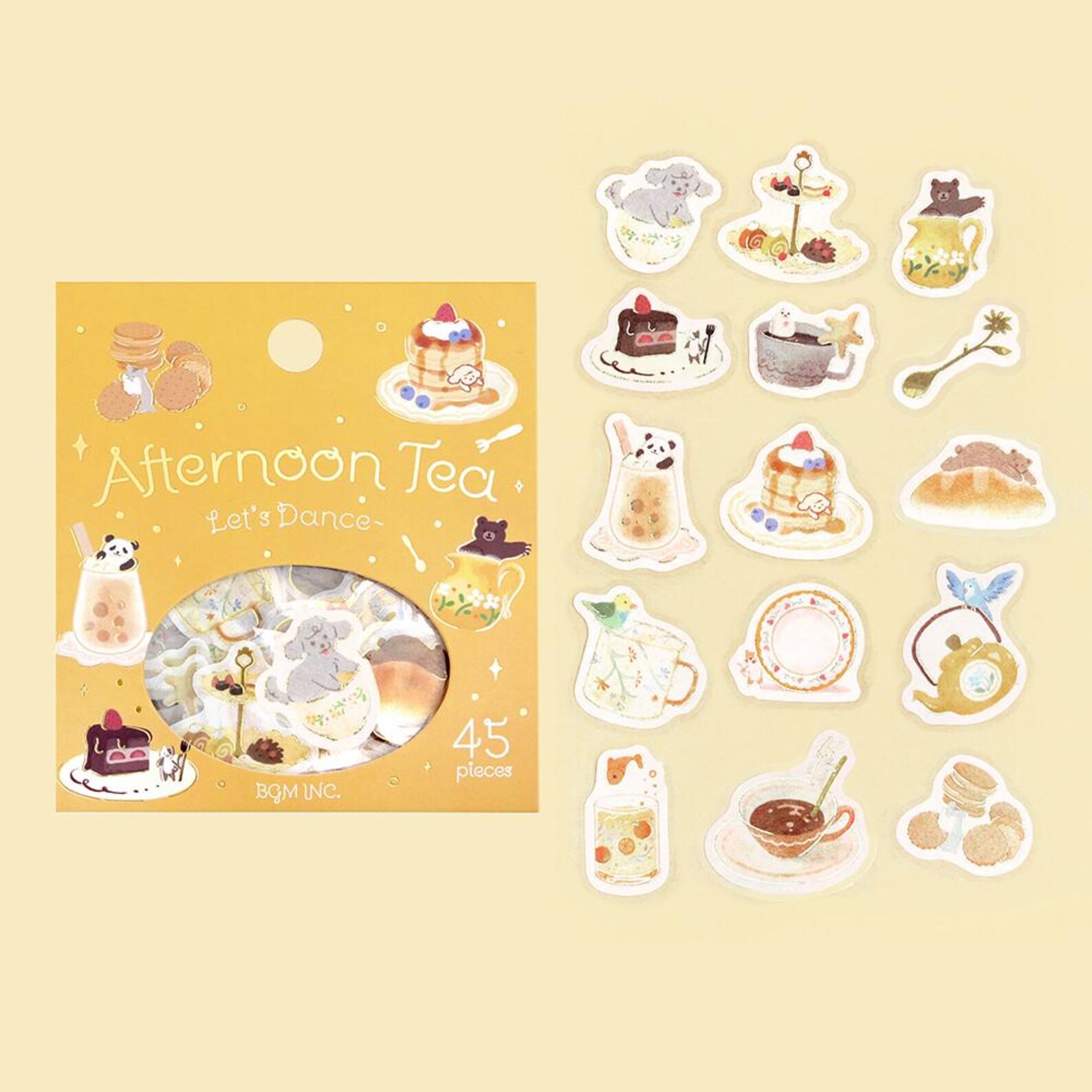 Afternoon Tea Cream Chocolate Sweet Bakery Pancake Cake Bear Dog Rabbit ...