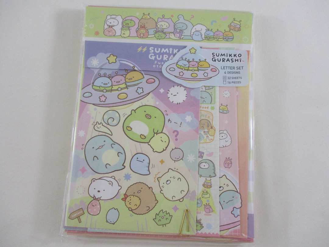 San-x Sumikko Gurashi Star Space Alien Stars Night Park Stationery ...