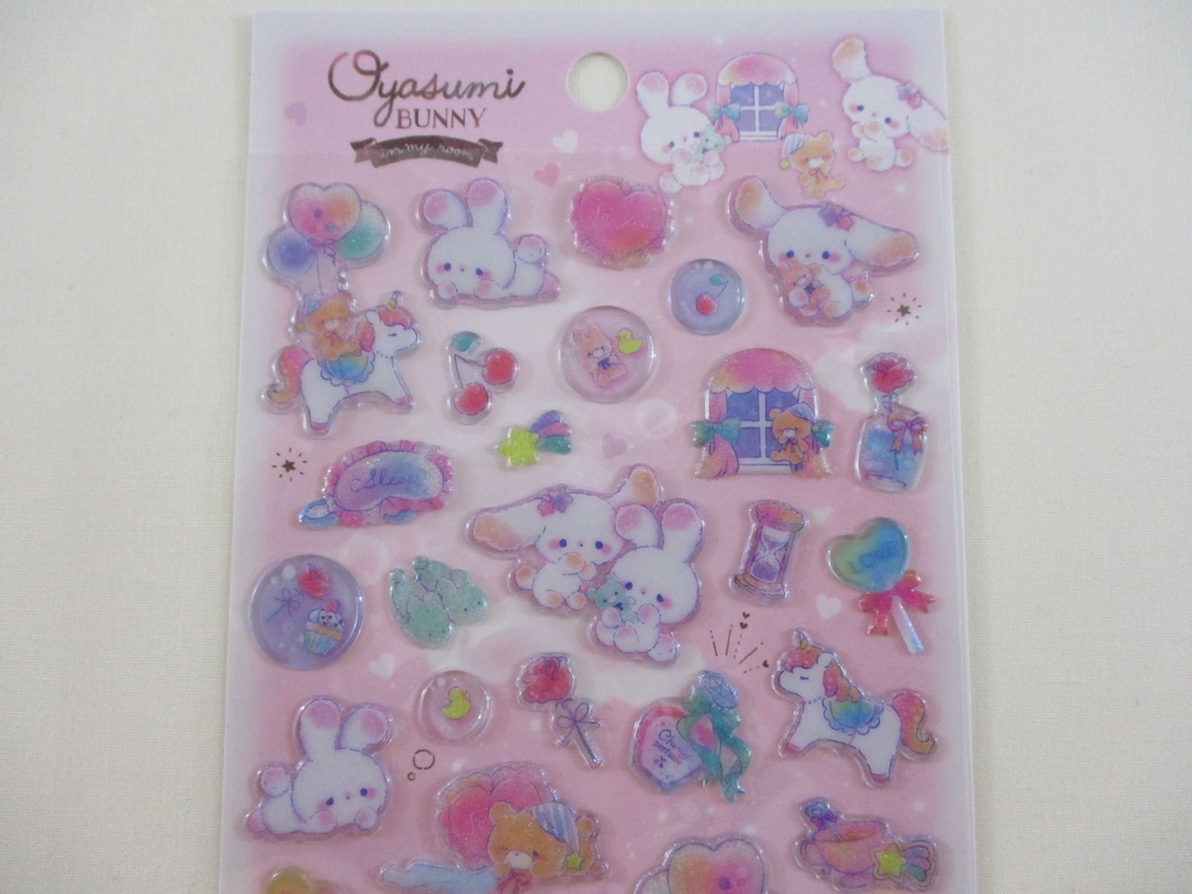 Rabbit Bunny Sticker Planner Journal Agenda Scrapbook Paper Craft Gift ...