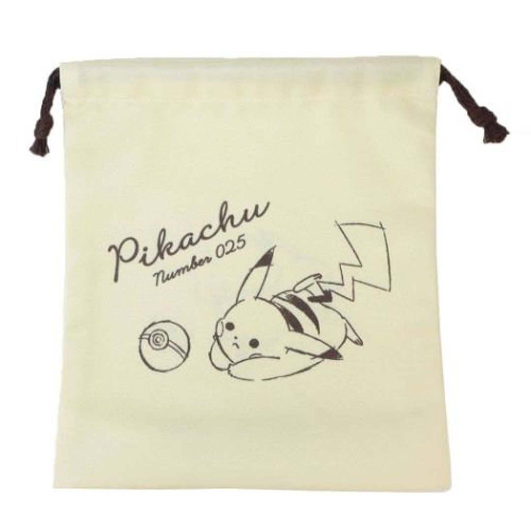 Pokemon Pikachu Pocket Monster Fabric Drawstring Bag Pouch - Etsy