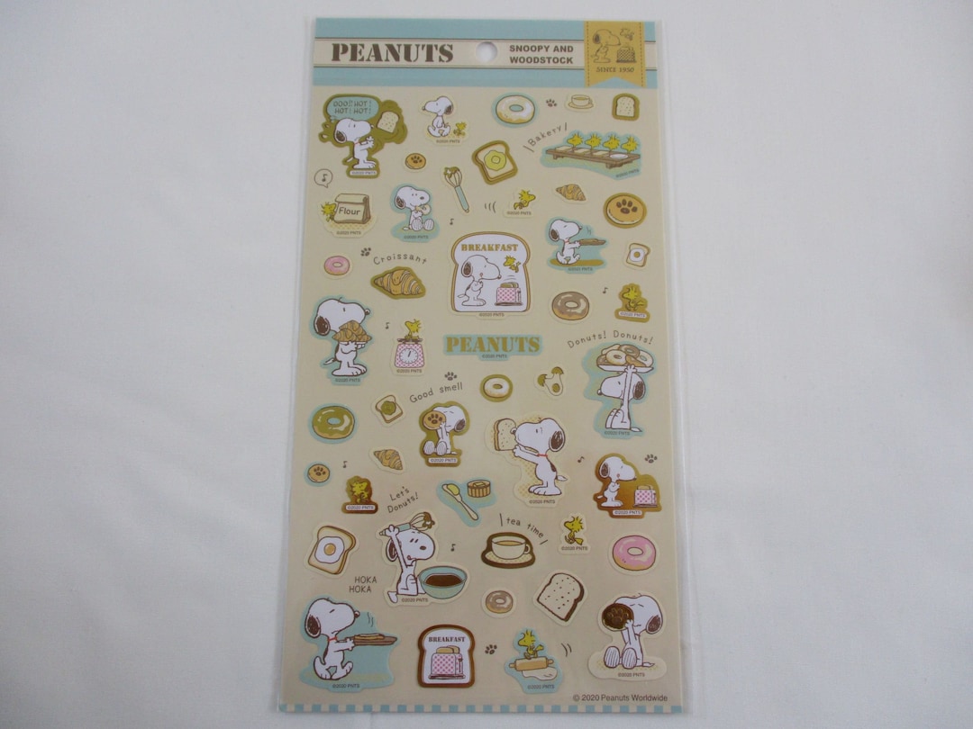 Peanuts Snoopy Dog Sticker Sheet Planner Journal Agenda Paper Craft ...