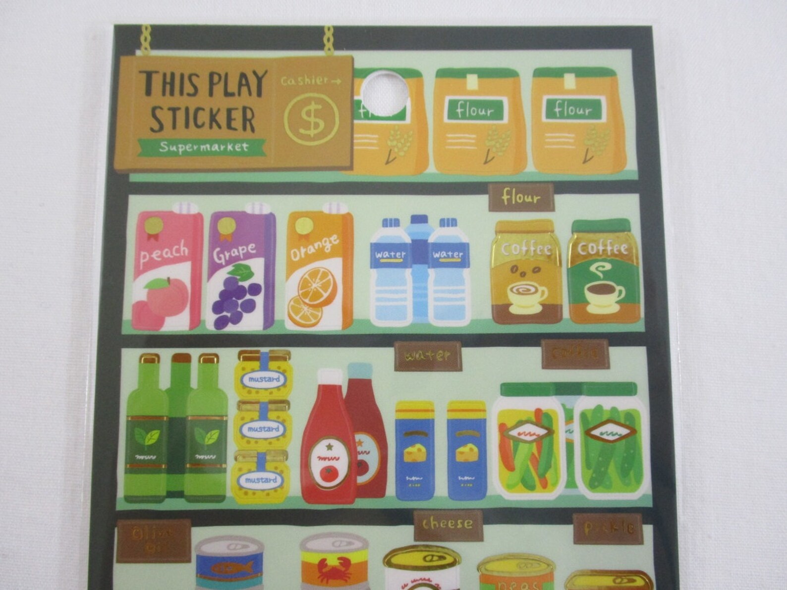 Supermarket Grocery Store Sticker Sheet Planner Journal Agenda - Etsy