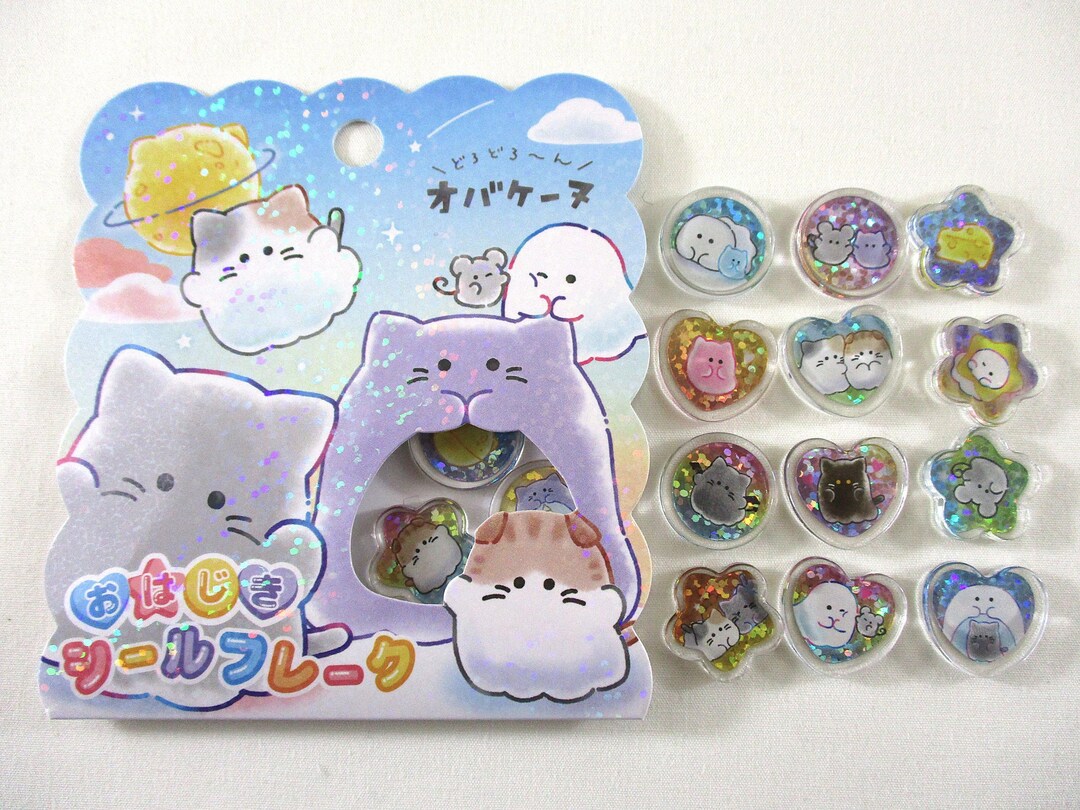 Ghost Friends Candy Drops Flake Sticker Sack Planner Journal Agenda ...