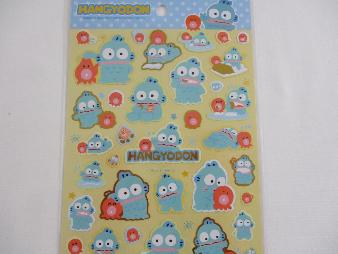 Sanrio Hangyodon Sticker Sheet Planner Journal Agenda Paper Craft ...