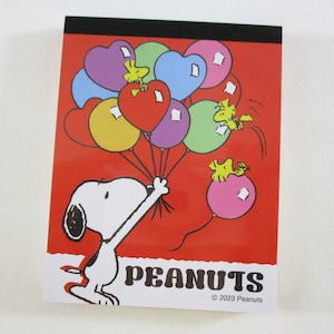 Peanuts Snoopy Small Notepads Writing Paper Stationery Journal Planner ...