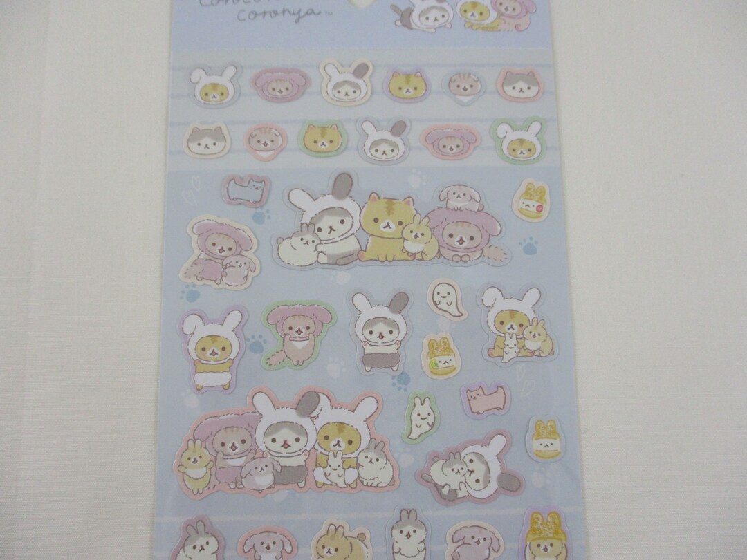 San-x Coro Coro Coronya Cat Kitty Feline Sticker 2022 Planner Journal ...
