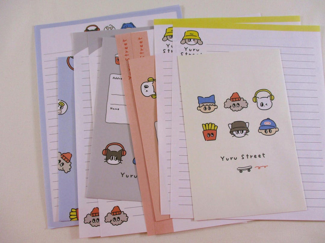 Yuru Street Fun Vibes Urban Playground Craze Animal Stationery Writing ...