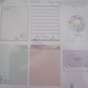 Peanuts Snoopy Home Time in My Own Style Stationery Writing Paper ...