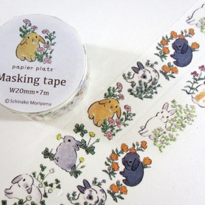 Hop Into Cuteness Charming Rabbit Design Tape Perfect Easter Spring ...