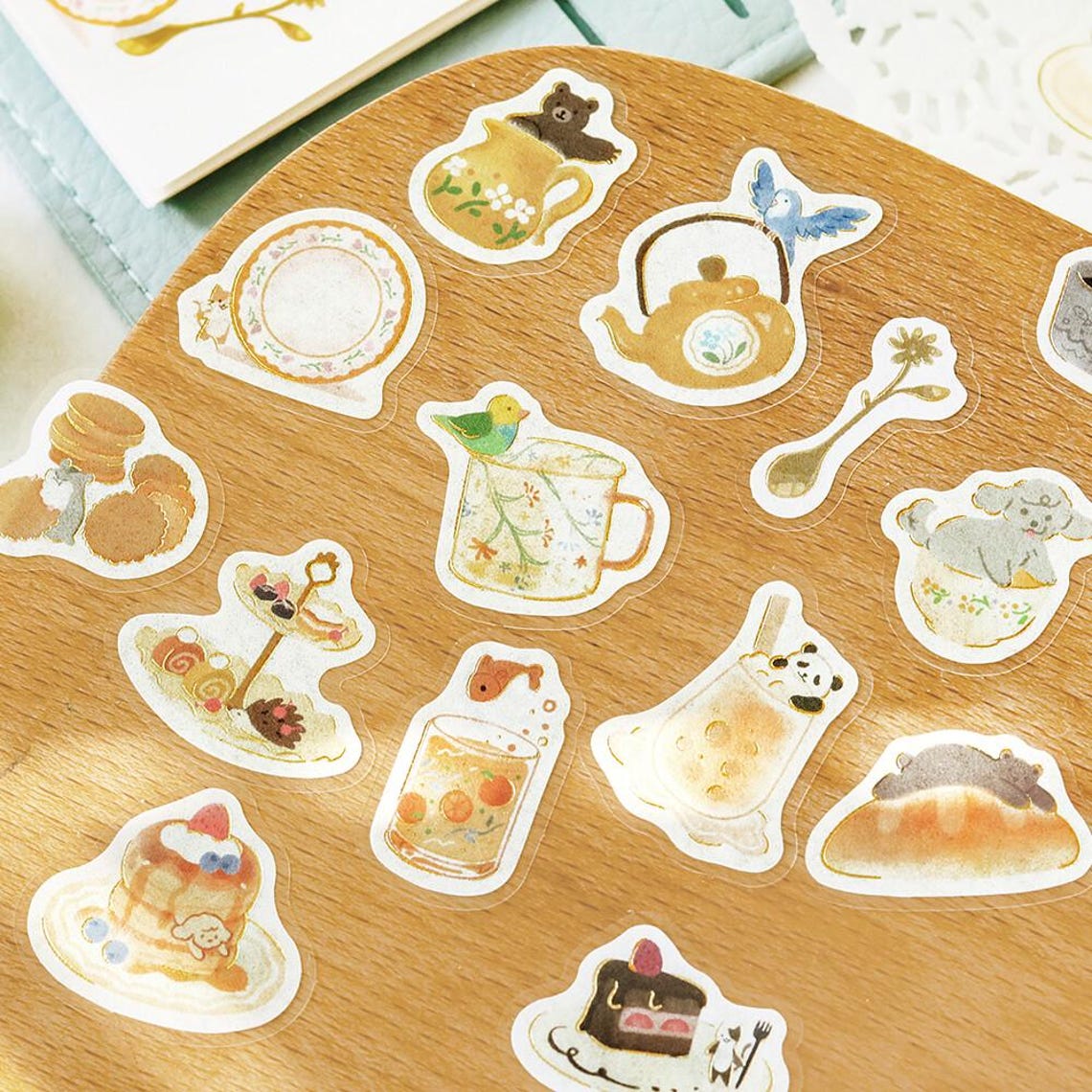 Afternoon Tea Cream Chocolate Sweet Bakery Pancake Cake Bear Dog Rabbit ...