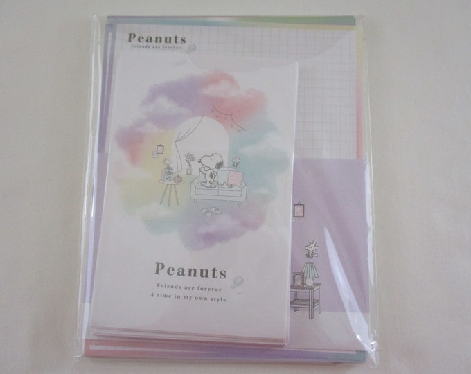 Peanuts Snoopy Home Time in My Own Style Stationery Writing Paper ...