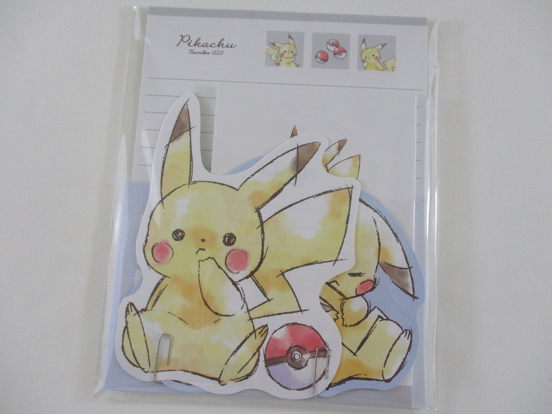 Nintendo Pokemon Pikachu Happy Stationery Anime Pocket Monster Writing ...