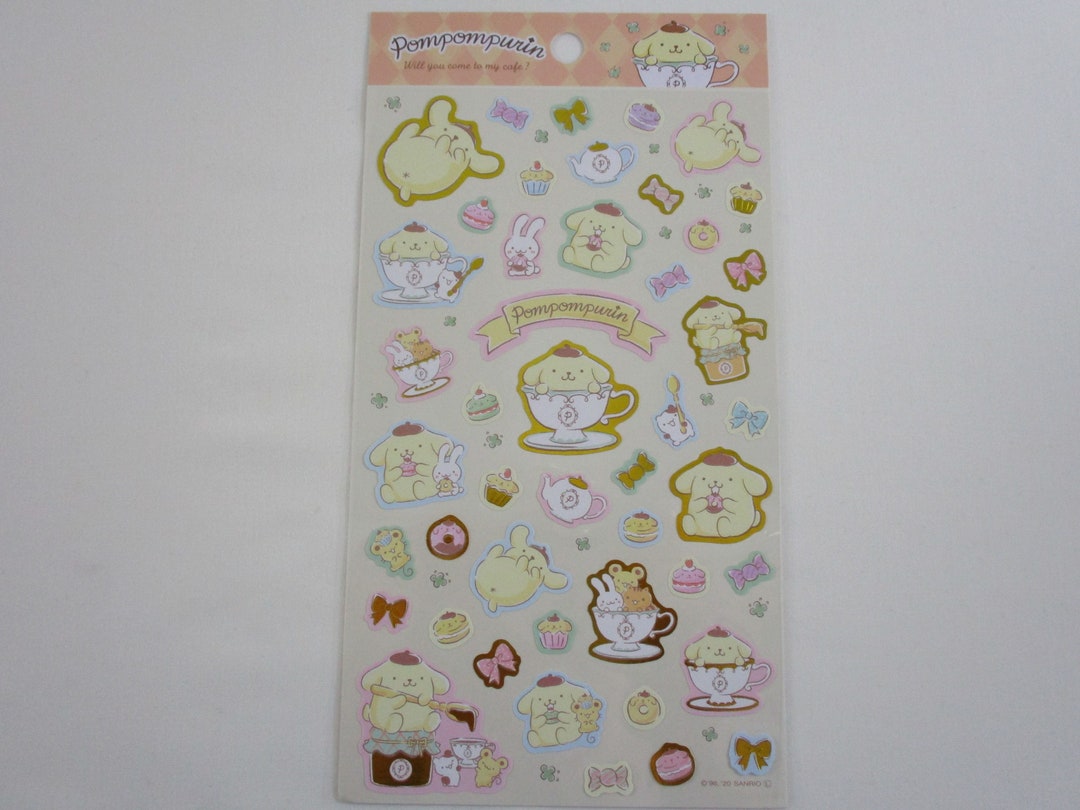 Dog Pom Pom Purin Sticker Sheet Planner Journal Agenda Paper Craft ...