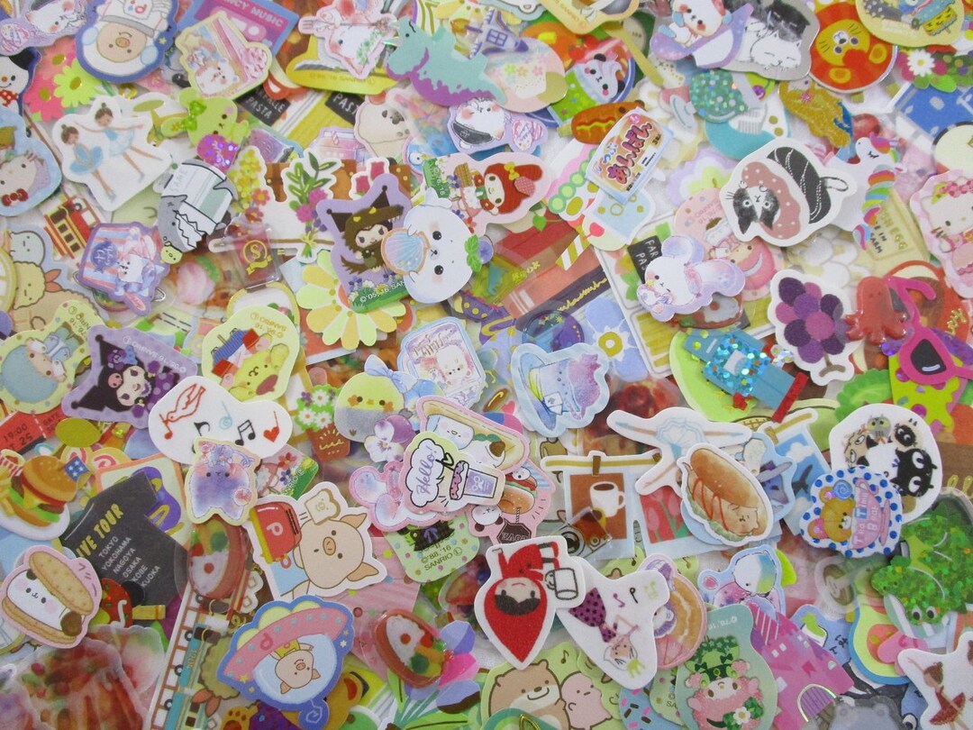 300 STICKERS Cute Flakes Variety Lot Mix Designs for Her Girl Daughter ...