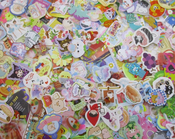 300 STICKERS Cute Flakes Variety Lot Mix Designs for Her Girl Daughter ...