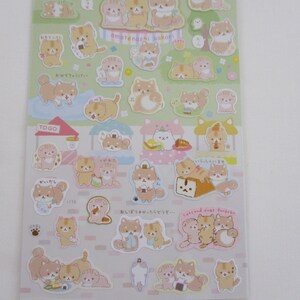 San-x Coro Coro Coronya Cat Kitty Feline Sticker Sheet Planner Journal ...
