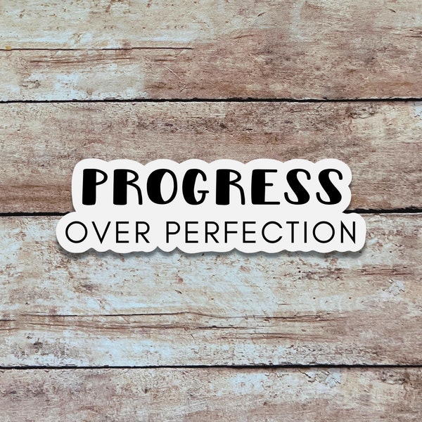 Progress Perfection - Etsy