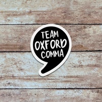 Oxford Comma - Etsy