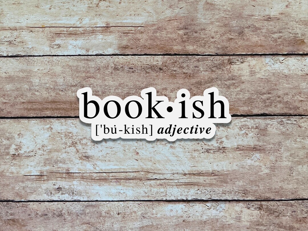 Bookish Dictionary Definition Reader Sticker, Vinyl Sticker - Etsy