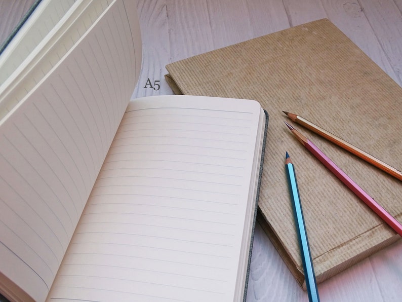 Unique Floral Notebooks A5 or A6 Hand Painted Lined Journal - Etsy