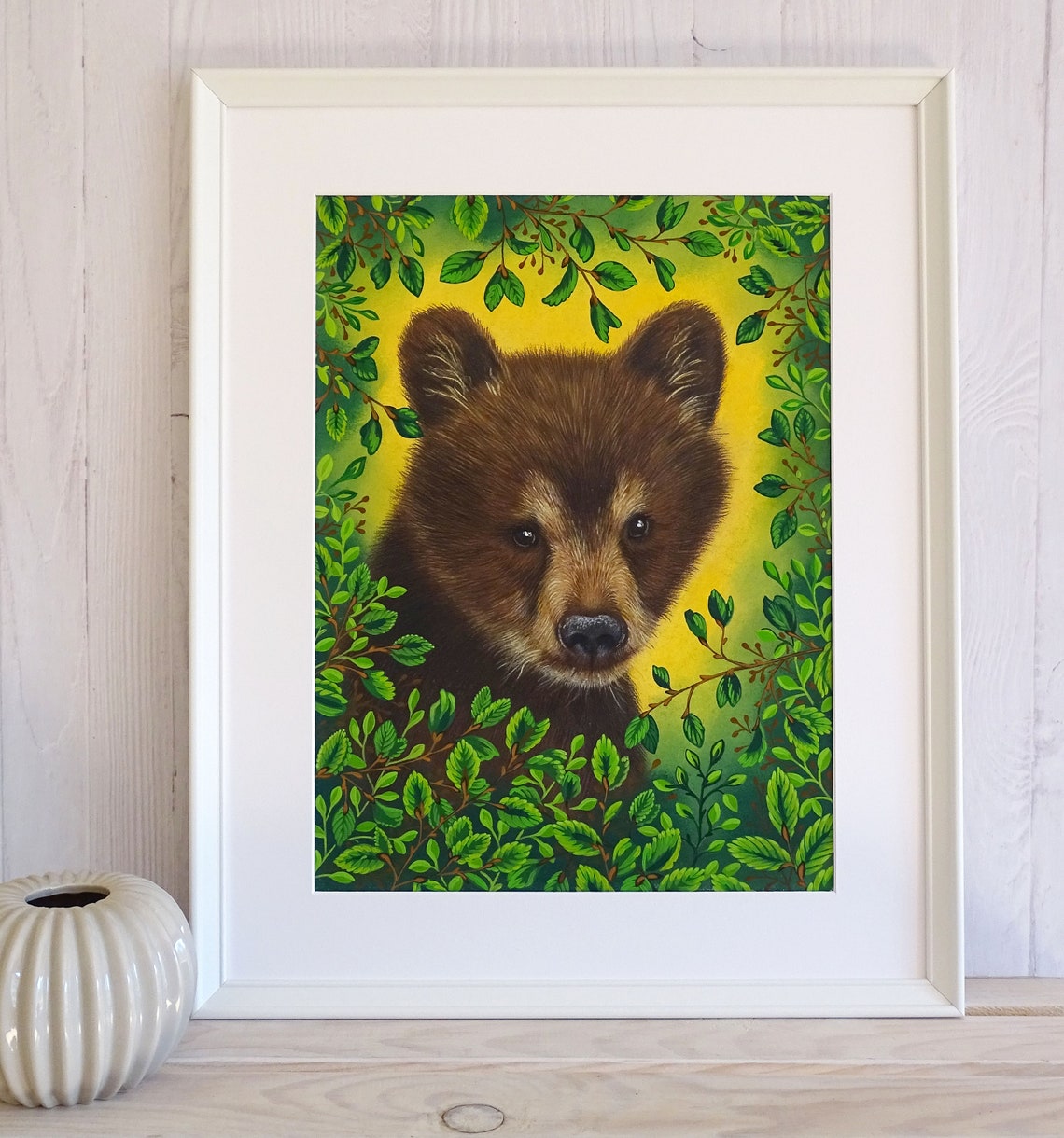 Bear Printable Art Woodland Decor Instant Digital Download - Etsy