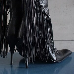 GIANMARCO LORENZI Mega Pointy Vintage Boots GML 40 - Etsy Canada