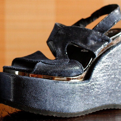 Vintage Wind Platform Rave Sneakers/90's Techno Rave | Etsy